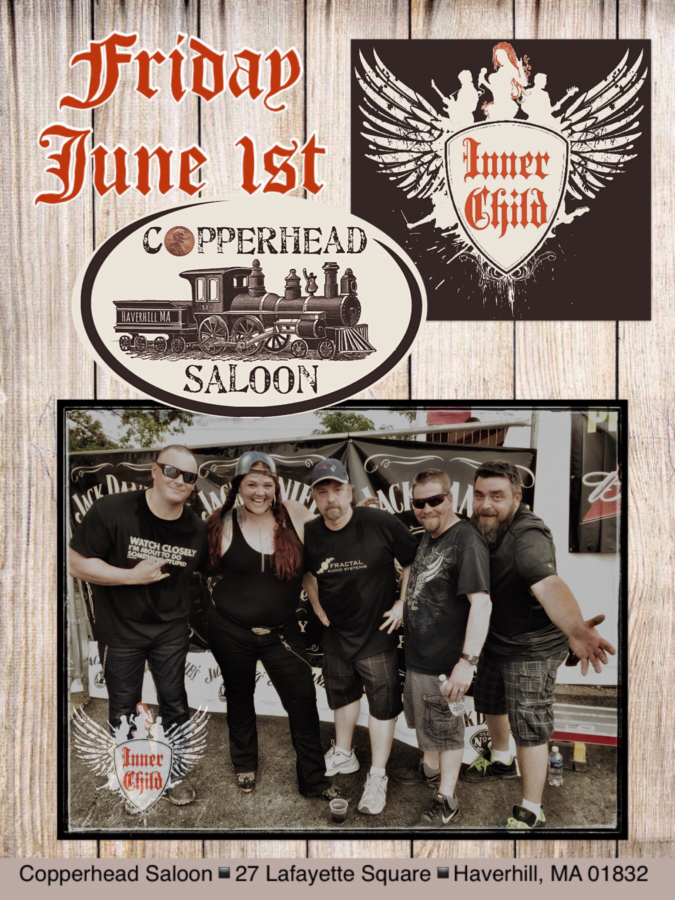 Copperhead Band Flyers - CHOP SHOP PUB